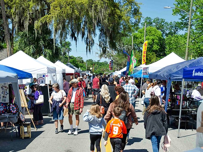 Dunnellon's festivals transform quiet streets into vibrant marketplaces where locals gather to celebrate community, crafts, and the joy of not being stuck in traffic.