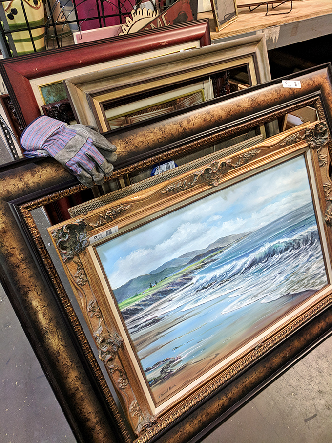 Blue glassware that brings instant vintage charm to any kitchen shelf. These flower-adorned tumblers are begging to serve something cold and refreshing.