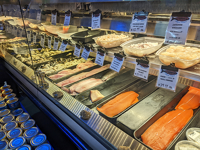 The seafood case showcases today's ocean bounty&mdash;a glistening display of possibilities that makes ordering the day's hardest decision.