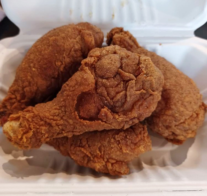 These drumsticks aren't just fried&mdash;they're transformed. The kind of crispy exterior that makes a satisfying crunch heard 'round the world.