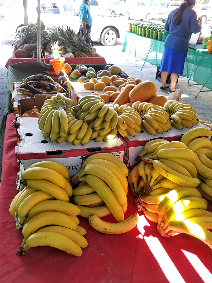 Banana republic, in the best possible way. This fruit stand's bounty could satisfy a family of monkeys for a month&mdash;or make smoothies for days.
