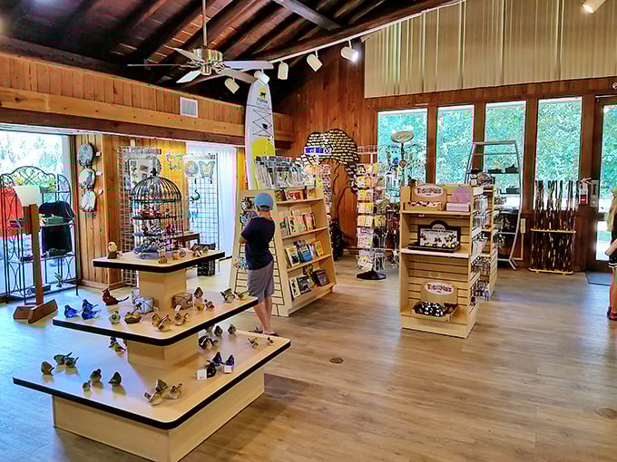 The gift shop offers treasures that won't wash away with the tide. Find the perfect souvenir to make your friends properly jealous.