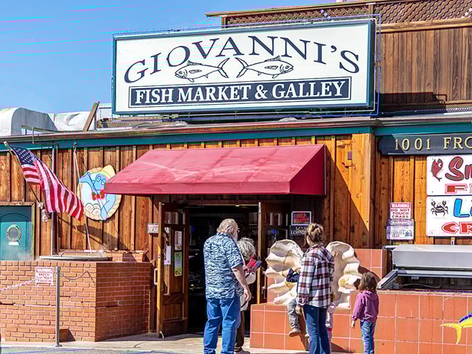 Giovanni's Fish Market promises the ocean-to-table experience that makes Morro Bay a pilgrimage site for serious seafood lovers.