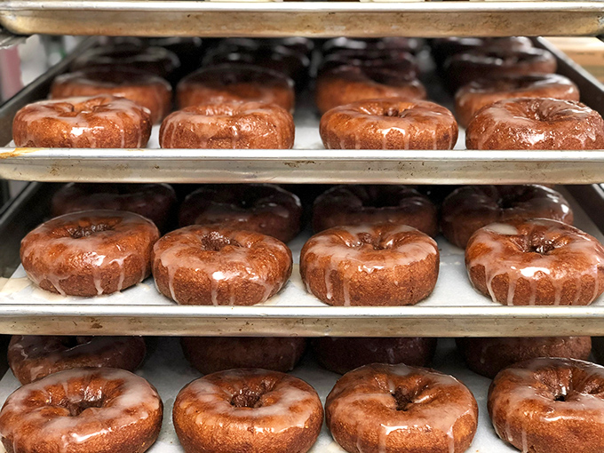 Donut worry, be happy! These cinnamon-spiced rings of joy are glazed to perfection, ready to make any morning instantly better.