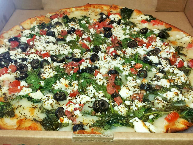 Mediterranean meets Midwest in this Greek pizza masterpiece&mdash;a cultural collaboration that deserves its own peace treaty.