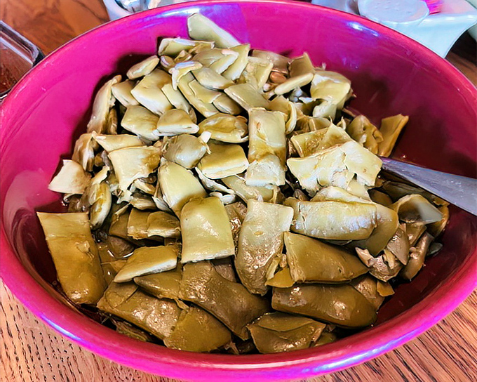 Green beans that have clearly been introduced to a ham hock and formed a meaningful relationship. This isn't just a side dish&mdash;it's a commitment.