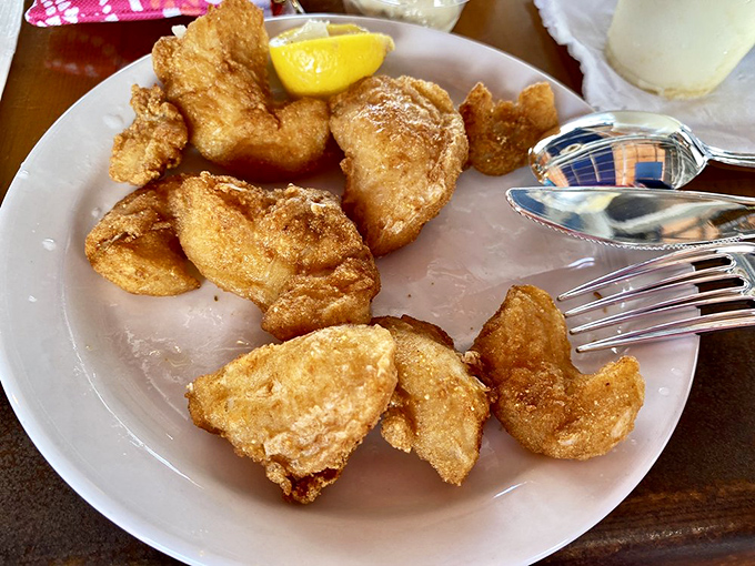 Grouper cheeks &ndash; the seafood equivalent of finding money in your pocket that you forgot was there. Deliciously unexpected.