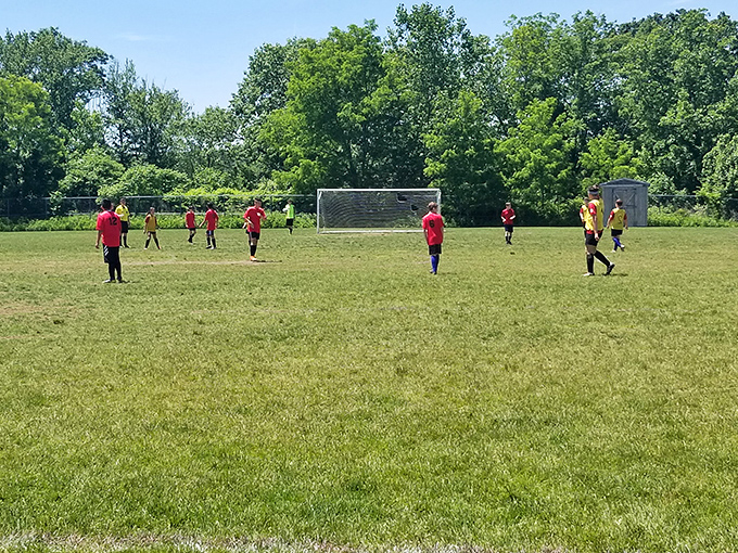 Community sports fields provide free entertainment and prove that the best things in life don't always come with admission fees.