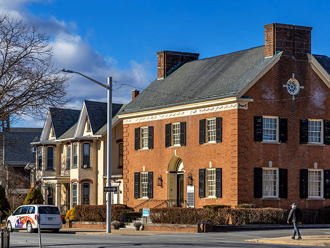 Stately brick homes with classic shutters represent Lock Haven's architectural heritage and housing values that won't send your financial advisor into cardiac arrest.