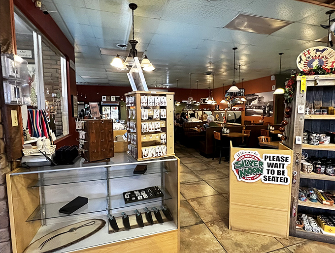 "Please Wait To Be Seated" – three minutes that feel like forever when the aromas of green chile are calling your name.