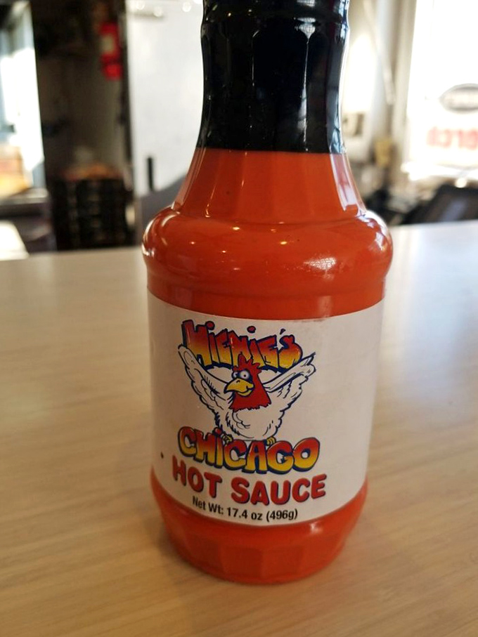 The legendary hot sauce – not tongue-numbing heat, but a balanced blend that enhances rather than overwhelms. Bottled happiness for chicken enthusiasts.