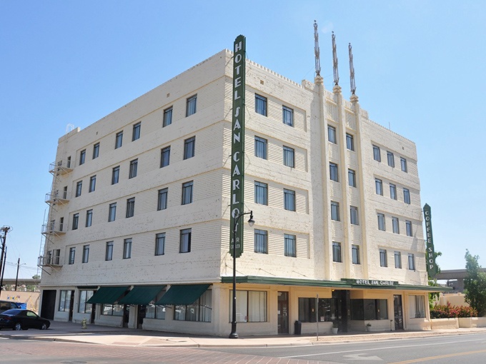 The historic Hotel San Carlos stands as a testament to Yuma's heyday as a crossing point. Art Deco elegance meets desert practicality.