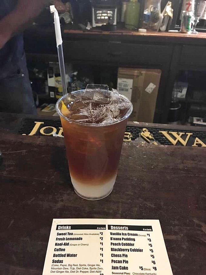 Sweet tea and bourbon&mdash;a Kentucky handshake in a glass that says "welcome home" even if you're just visiting. 