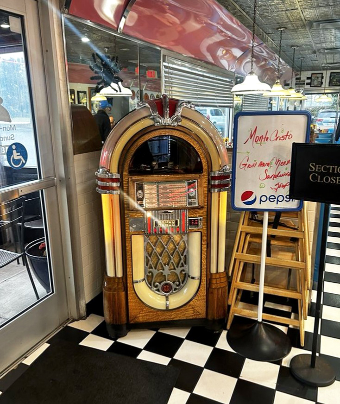 That vintage jukebox isn't just decoration &ndash; it's a time machine powered by quarters and nostalgia.