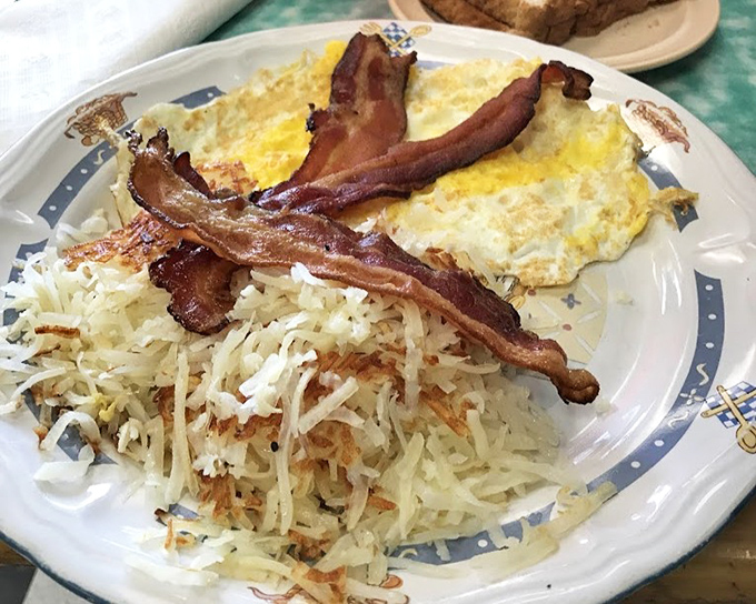 The Junkyard Dog Omelet: everything but the kitchen sink, and somehow it all works beautifully.