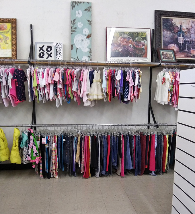 Tiny tutus and pint-sized pants await the next generation. Grandparents, this is where college funds remain intact while wardrobes expand exponentially.