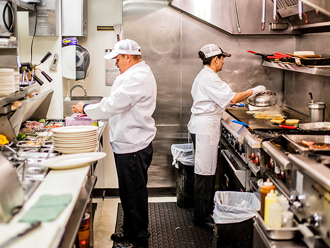 Behind every great diner is a hardworking kitchen crew turning simple ingredients into extraordinary comfort food. The real wizards wear white coats, not robes.