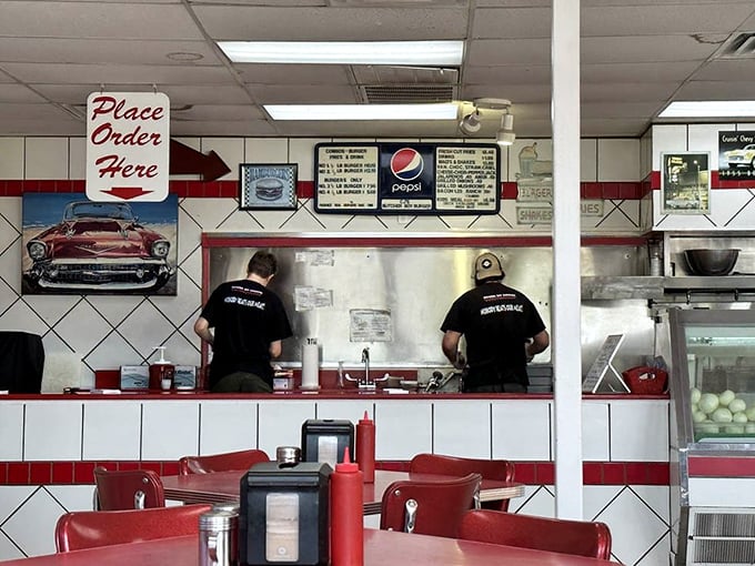 Where the magic happens&mdash;fresh ingredients transformed into edible joy by hands that know what they're doing.