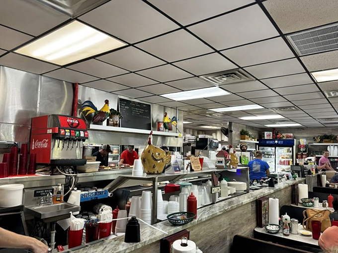 The bustling kitchen&mdash;where magic happens amid the symphony of sizzling grills and the choreographed dance of experienced short-order cooks.