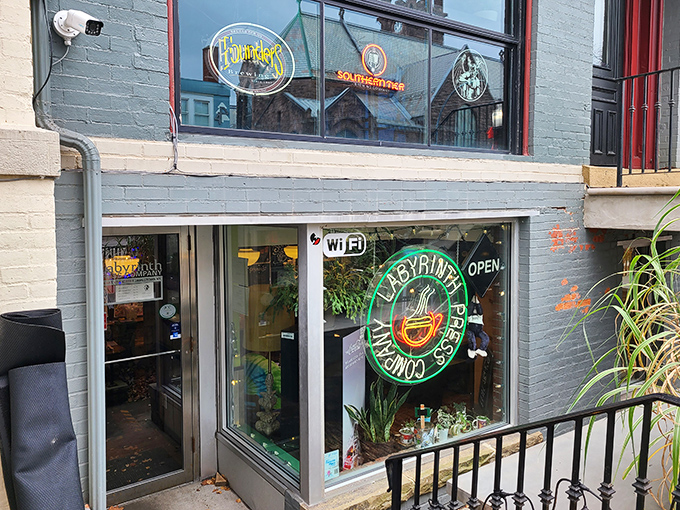 Labyrinth Press Company serves up coffee and community in equal measure, a cozy refuge from both winter chills and inflation.