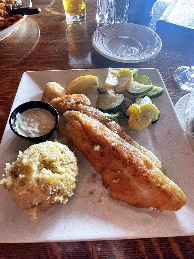 Lake Superior trout that tastes like it jumped from the lake to the pan. Simple preparation lets the fish be the star, with rice pilaf playing a delicious supporting role.
