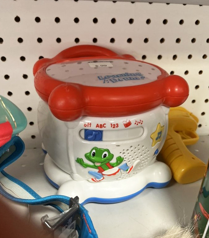 Yesterday's must-have toy becomes today's bargain. This musical friend costs pennies on the dollar and still has plenty of tunes left.