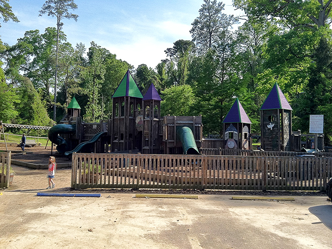 Lee Park's castle-inspired playground proves that Columbus knows how to make childhood magical without breaking the family budget.