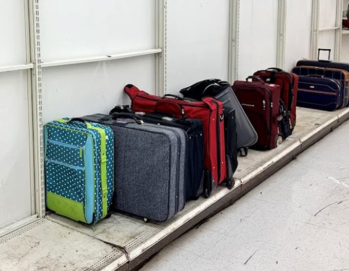 These suitcases have stories to tell &ndash; though hopefully not about the airport baggage handlers who contributed to their "vintage" appearance.