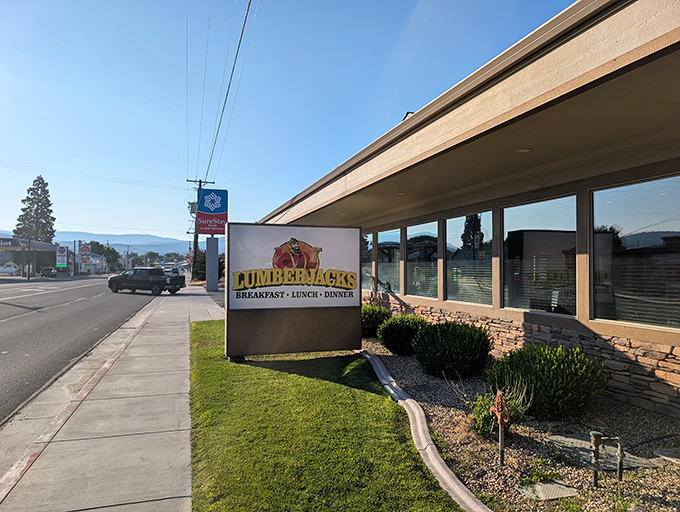Lumberjack's promises hearty meals named after people who actually worked with their hands, not their personal brands.