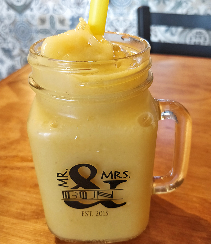 This mango smoothie isn't just a drink&mdash;it's Miami in a glass. Sunshine-yellow and tropical-sweet, it's the perfect companion to spicy Peruvian flavors.
