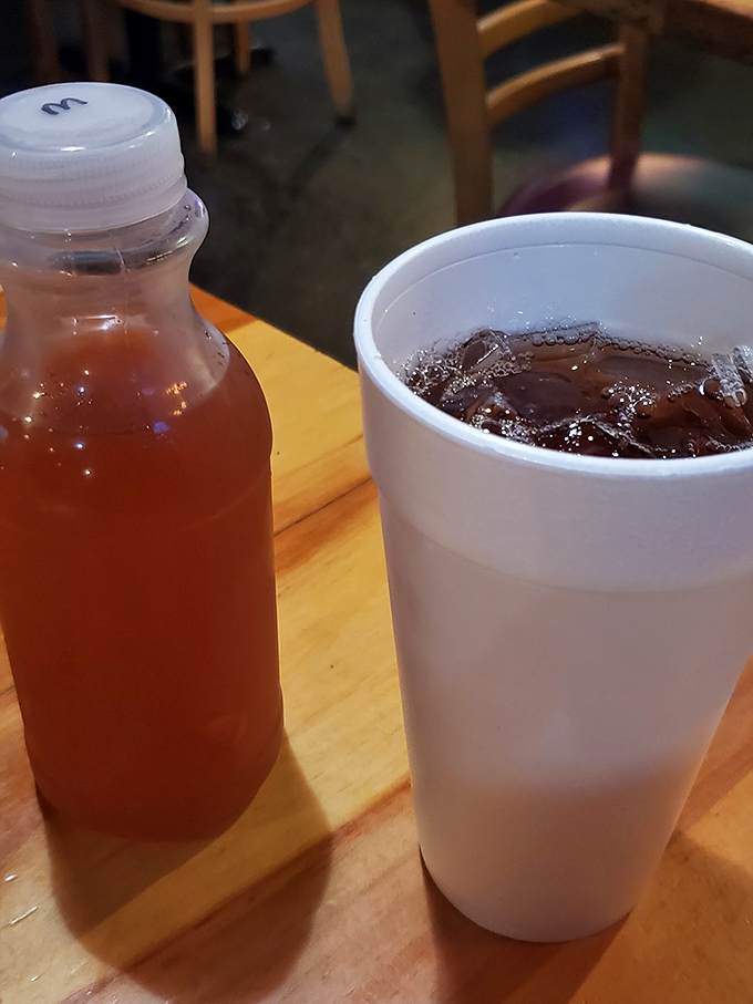 Sweet tea and soda&mdash;the firefighters of the hot chicken experience, ready to douse the flames while you contemplate your next brave bite.