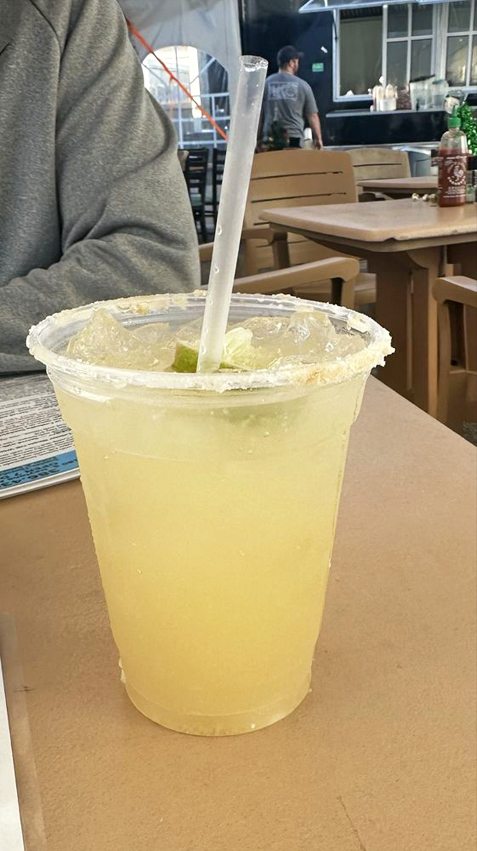 The margarita that makes you forget your troubles. Salty, sweet, and strong enough to make Tuesday feel like Saturday.