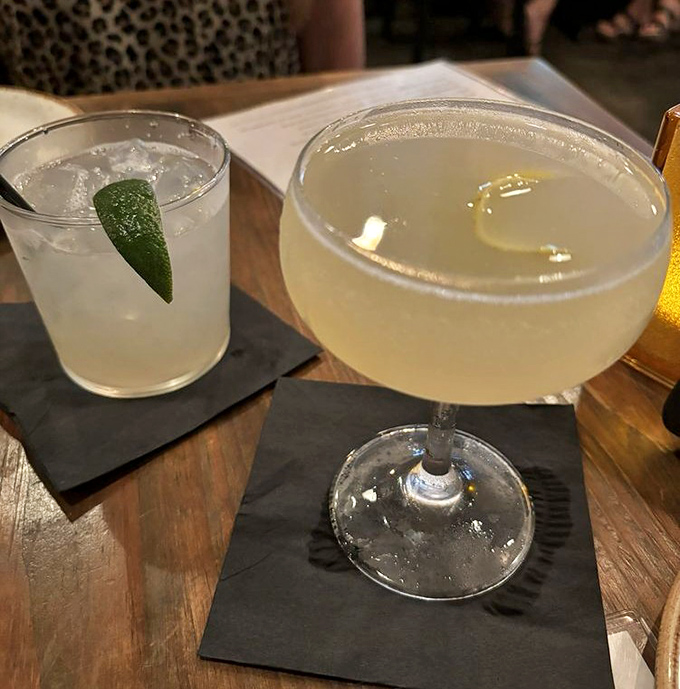 Cocktails clear as intentions on a first date. These handcrafted libations prove that simplicity, when executed perfectly, is anything but boring.