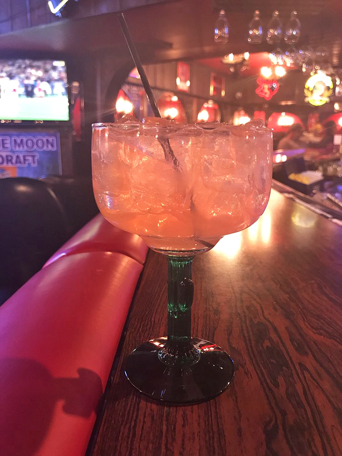 A margarita that doesn't need a fancy garnish to tell you it means business&mdash;just tequila, ice, and the promise of a good time in a classic glass.