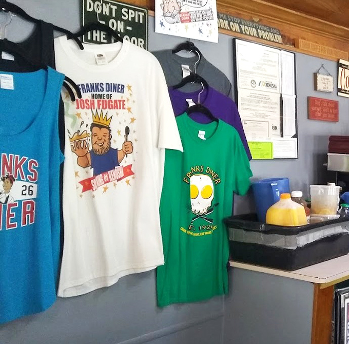 Merchandise that lets you take the Frank's experience home—because sometimes a t-shirt with eggs on it is exactly what your wardrobe has been missing.