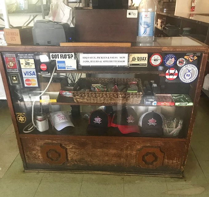 The "Got Flo's?" merchandise display &ndash; because sometimes you need to take a piece of breakfast paradise home with you.