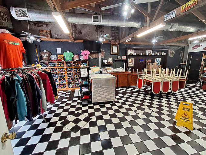 Even the merchandise area has that authentic Ozark charm &ndash; because sometimes you need a souvenir to remember why elastic waistbands were invented.