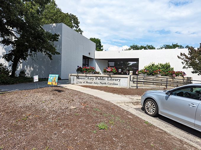 Mount Airy's Public Library combines modern design with small-town welcome, offering free adventures between book covers and community connections beyond price tags.