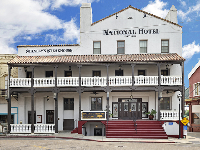 The National Hotel stands as California's oldest continuously operating hotel, where you can literally sleep with history (but respectfully, of course).