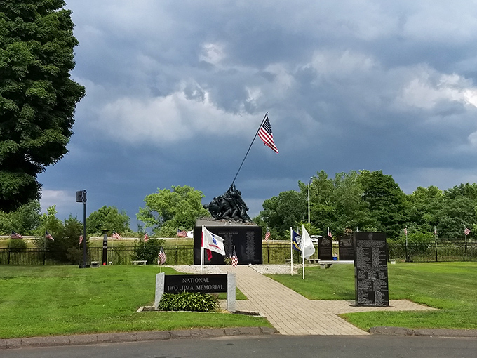 The National Iwo Jima Memorial stands in solemn tribute, reminding us that freedom's price is paid by ordinary people doing extraordinary things.