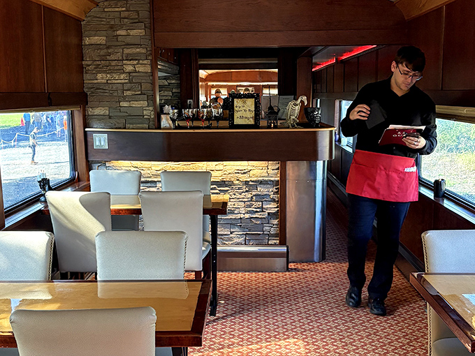 Behind every great dining car is a dedicated staff member, turning train travel into a movable feast through Virginia's countryside.