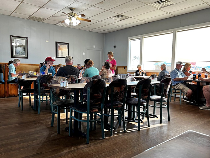 The dining room hums with the satisfied murmurs of locals and visitors alike&mdash;all united in the pursuit of Maryland's finest seafood.