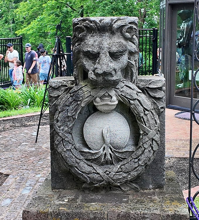 This stone guardian has seen it all, from Renaissance revelry to tourists trying to perfect their selfie angles.