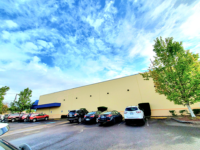 Don't let the plain exterior fool you&mdash;inside this unassuming building, treasure hunters are having more fun than anyone at the mall across town.