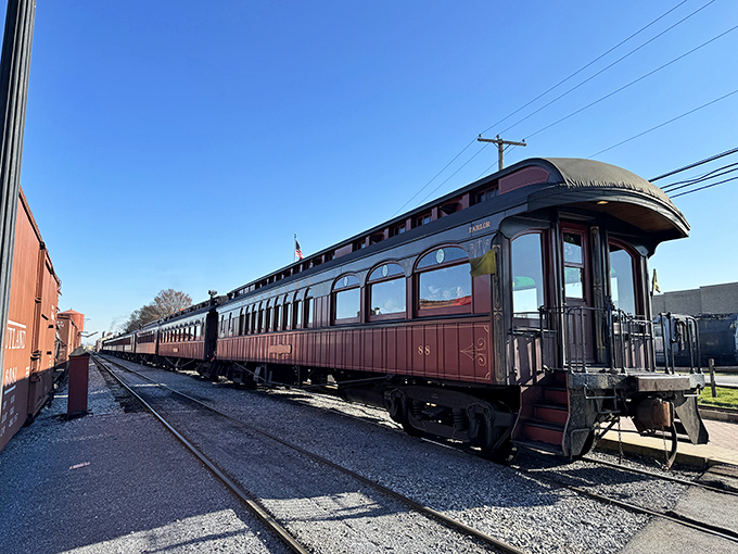 Parlor Car No. 88 stands as a testament to an era when train travel meant elegance, not just transportation.