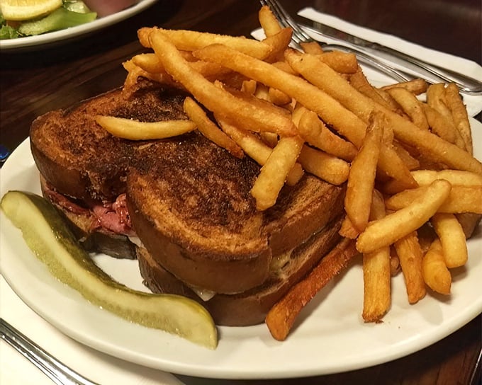 The patty melt arrives like comfort on a plate&mdash;crispy bread, melty cheese, and a burger that makes you wonder why you ever eat them any other way.