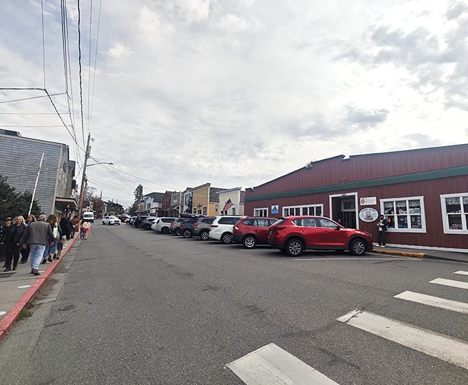 Front Street on a busy day still feels like the calm in the storm of modern life. These buildings have weathered a century of trends without breaking a sweat.
