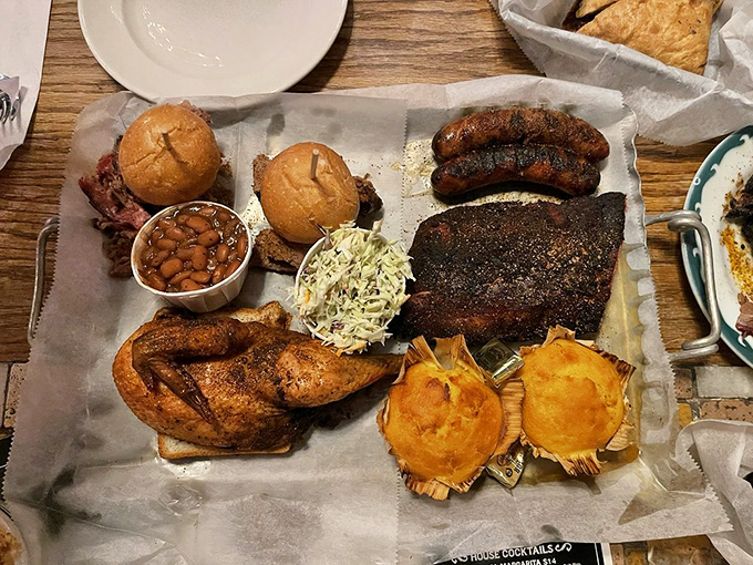 When your platter arrives looking like this, you realize you've made some very good life choices today.