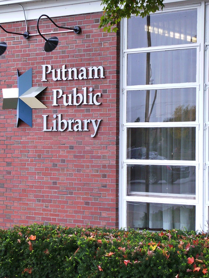 The Putnam Public Library—where knowledge remains free, proving some of life's greatest luxuries still come without a price tag.