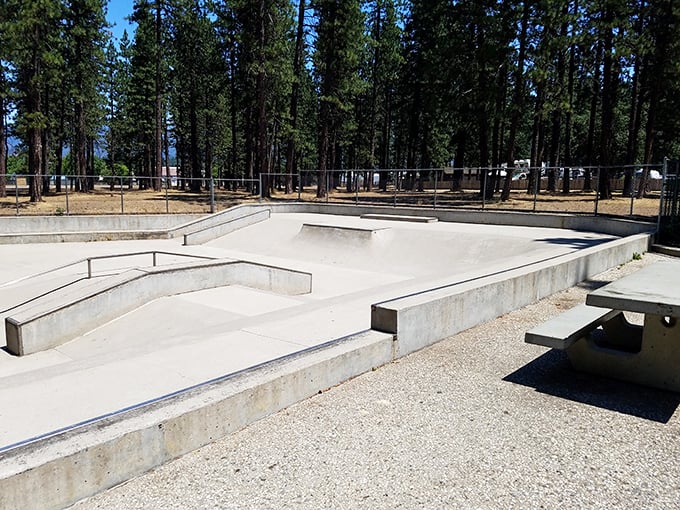 The skate park&mdash;proof that even in paradise, teenagers need somewhere to perfect their ollies and parents need somewhere to worry.
